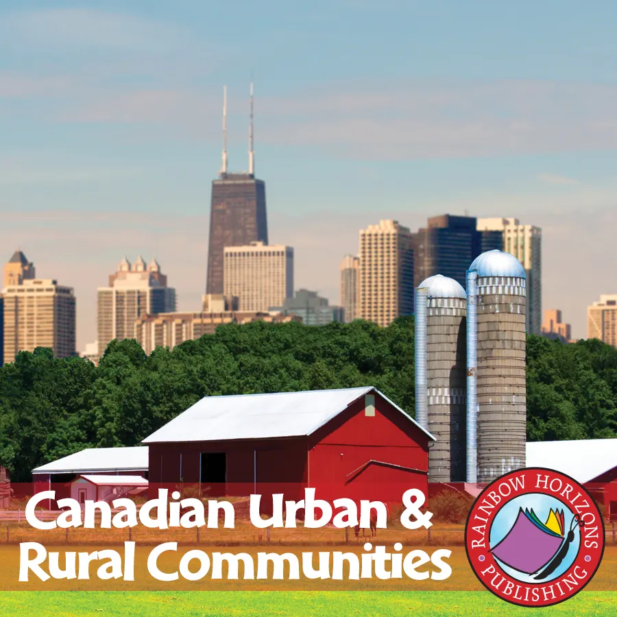 Canadian Urban And Rural Communities Gr. 2-3 by Teach Simple