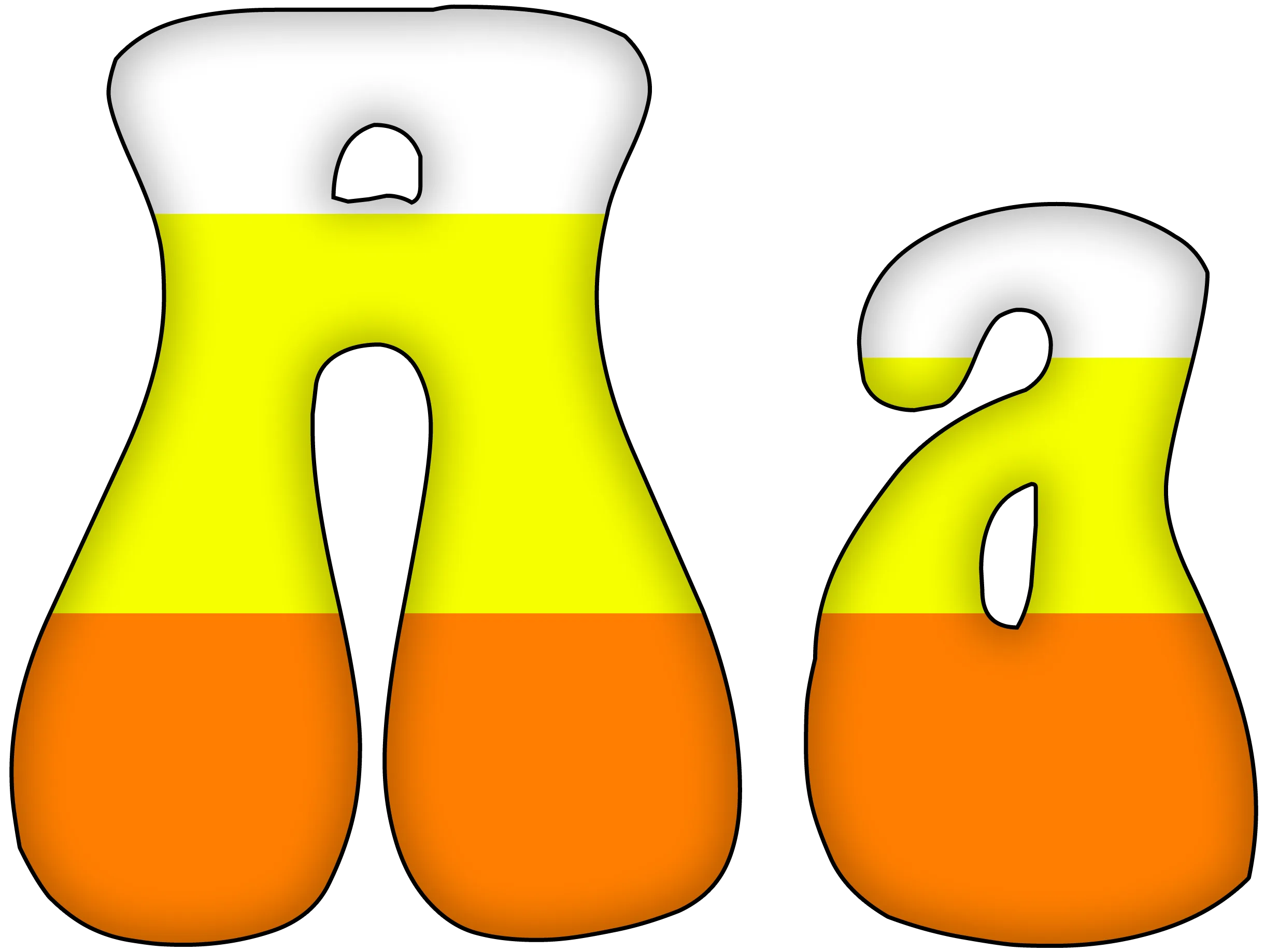 Candy Corn Alphabet by Teach Simple