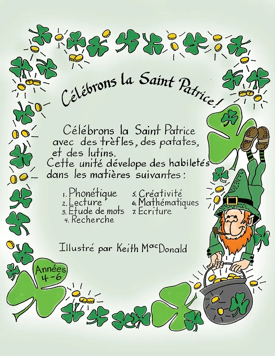 CÉLÉBRONS LA SAINT PATRICE! Gr. 4-6 by Teach Simple