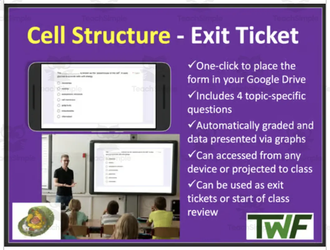 Cell Structure and Function - Digital Exit Ticket and Review Activity ... Cell Structure and Function - Digital Exit Ticket and Review Activity ...