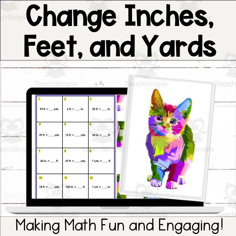Change - Convert - Yards, Feet, and Inches - Customary - Activity by ...