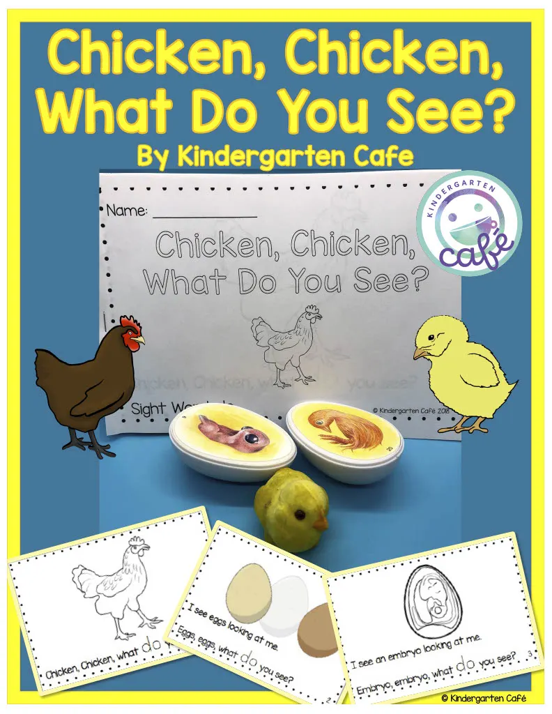 Chicken, Chicken, What Do You See? | Emergent Reader Book by Teach Simple