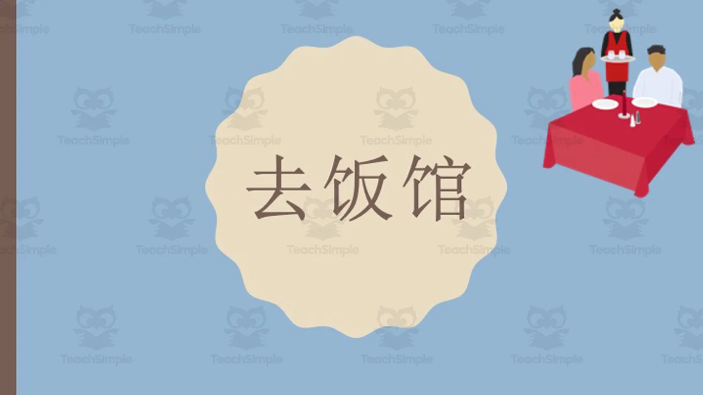 Chinese: Dining Out Role Play Activity by Teach Simple