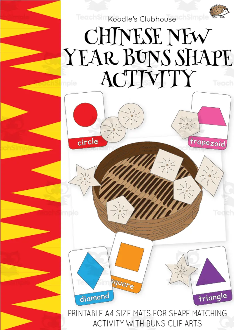 Chinese New Year Buns Shape Activity by Teach Simple