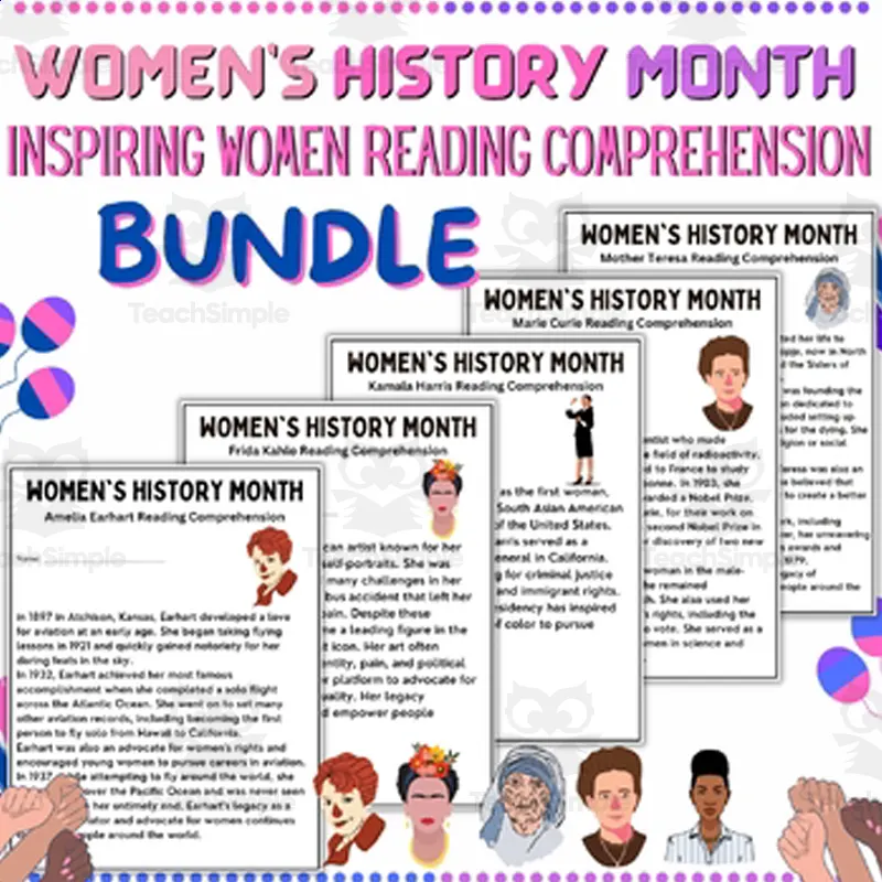 Clara Barton Women's History: Inspiring Reading Comprehension by Teach ...