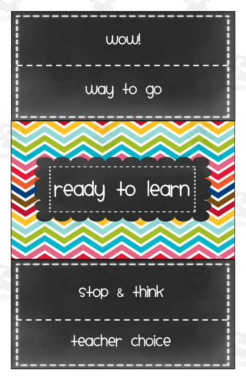 Classroom Behavior Chart by Teach Simple