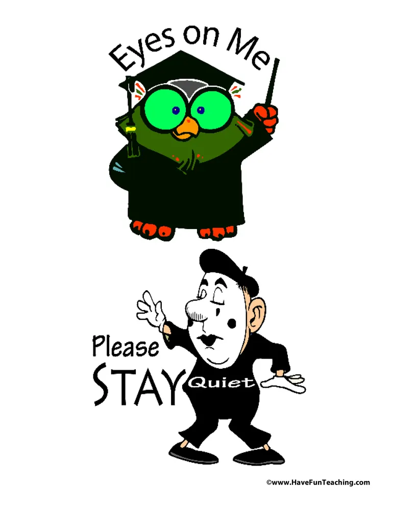 Classroom Behavior Signs by Teach Simple