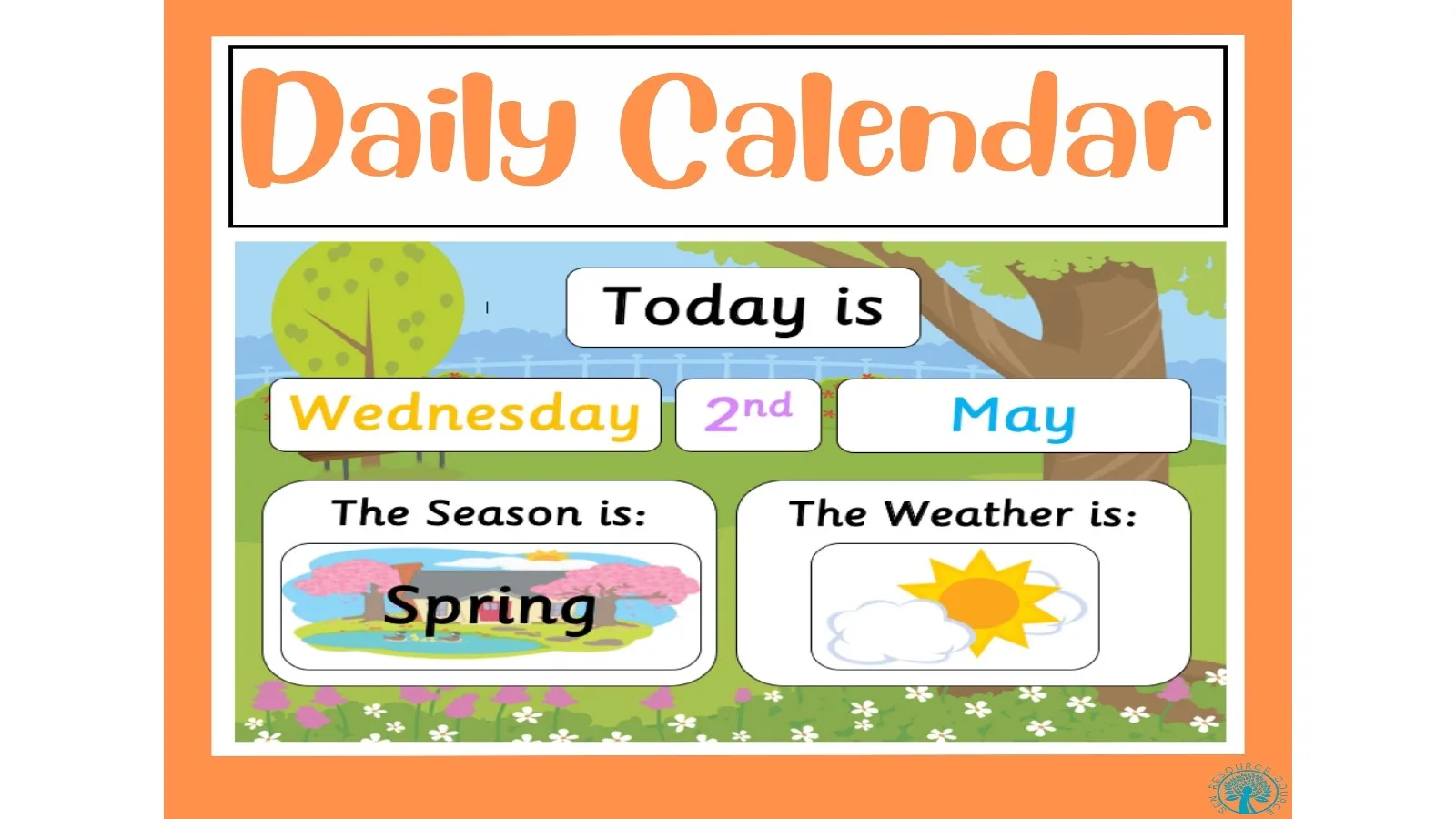 Classroom Calendar Display by Teach Simple