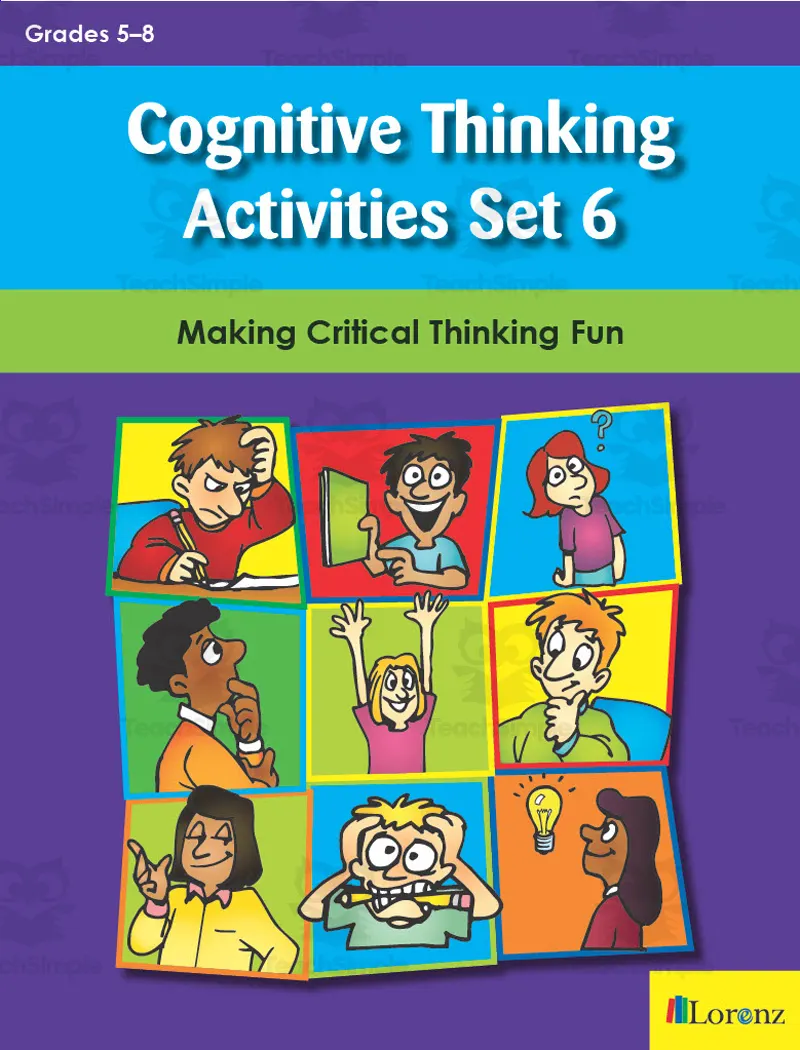 Cognitive Thinking Activities Set 6: Making Critical Thinking Fun by ...
