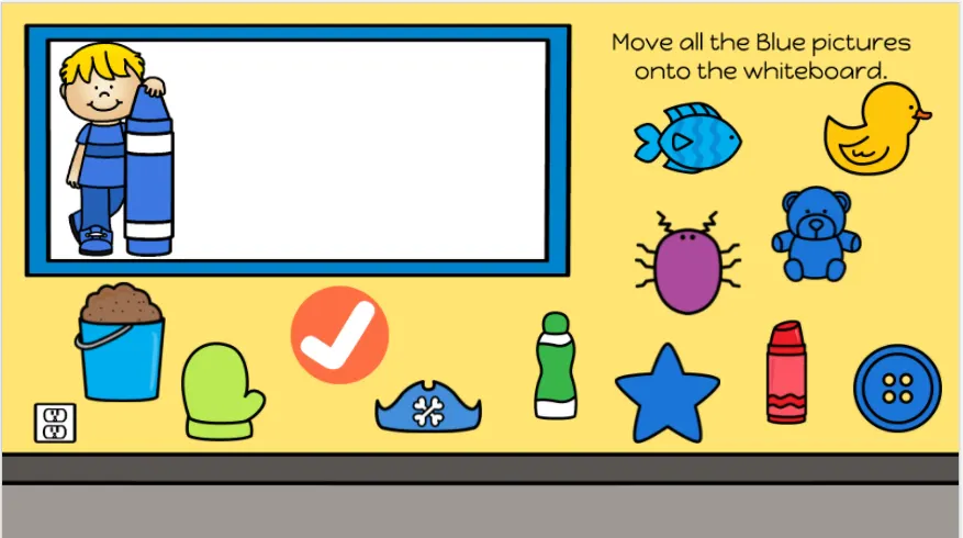 Color Sorting Slide Deck - Distance Learning by Teach Simple