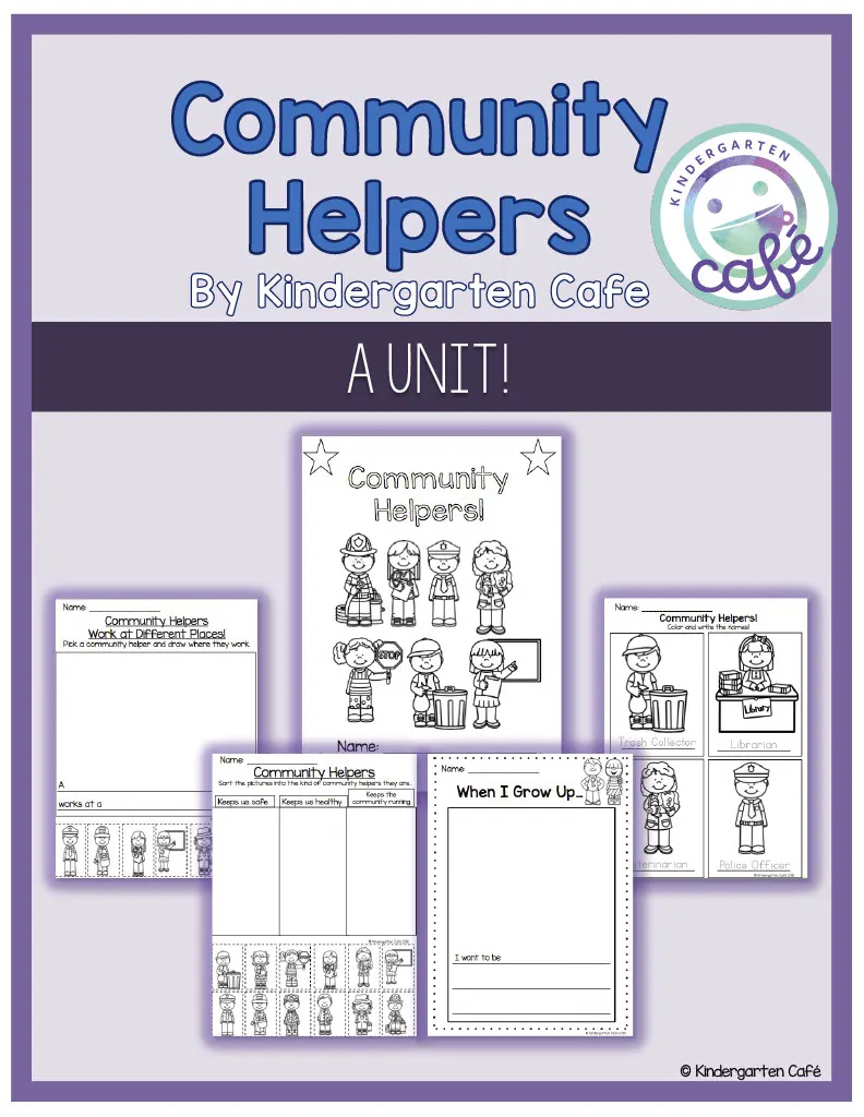 Community Helpers Student Booklet by Teach Simple
