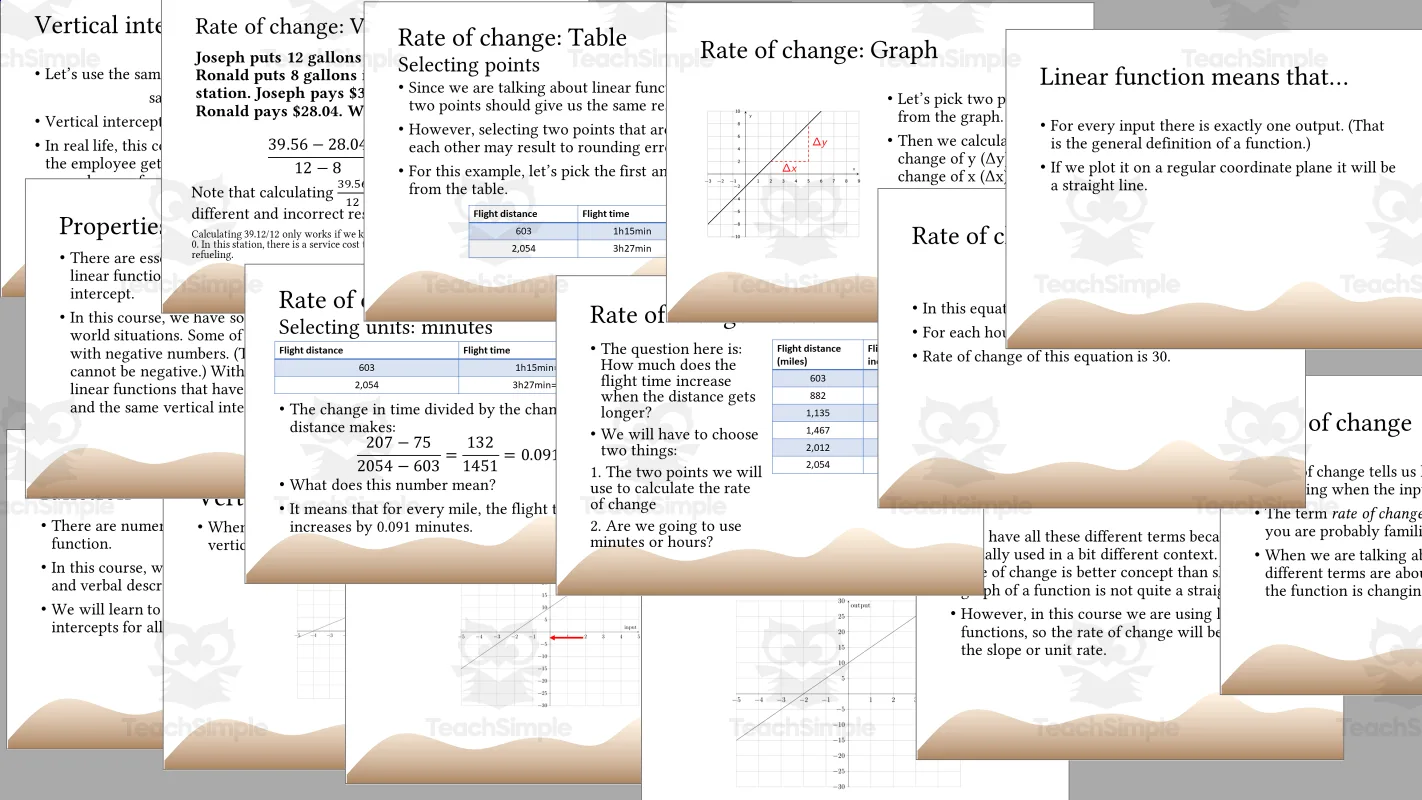 Compare Linear Functions PowerPoint for 8th Grade Math Course 8.F.A.2 ... Compare Linear Functions PowerPoint for 8th Grade Math Course 8.F.A.2 ...