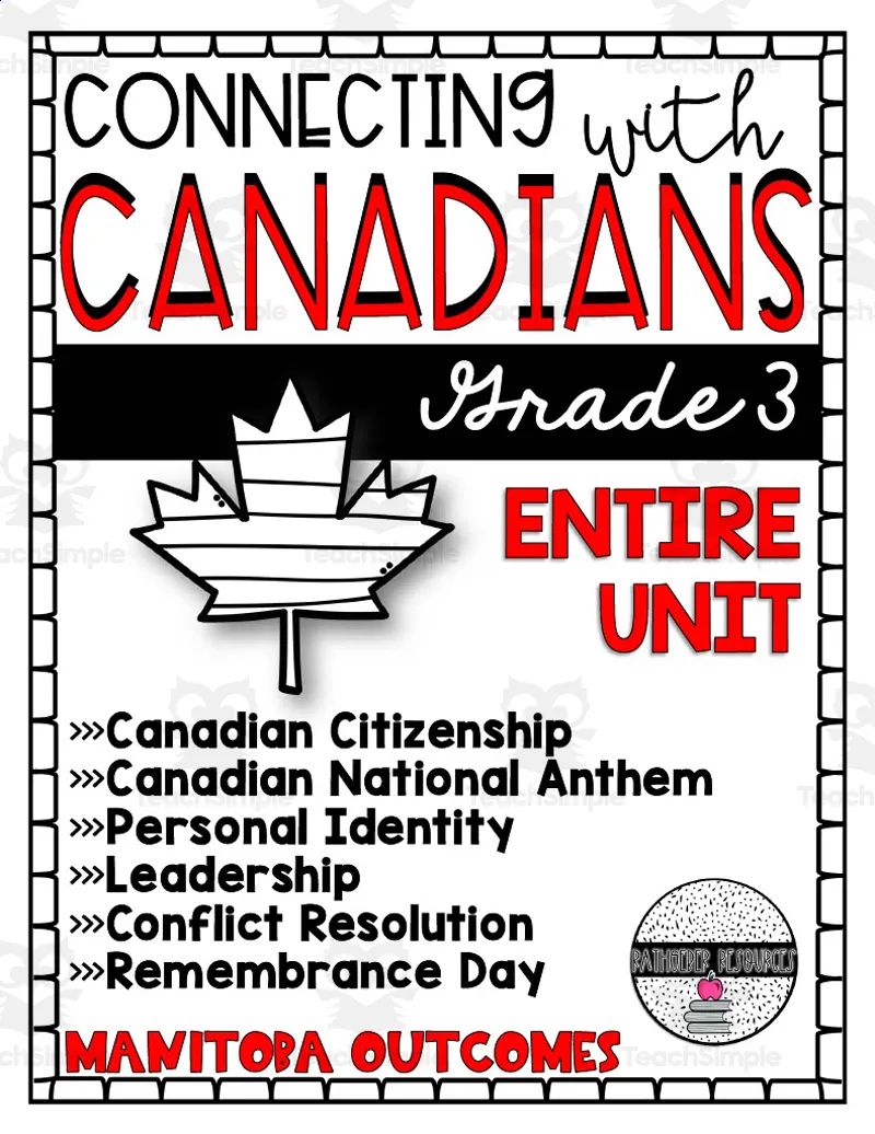 Connecting with Canadians Unit by Teach Simple