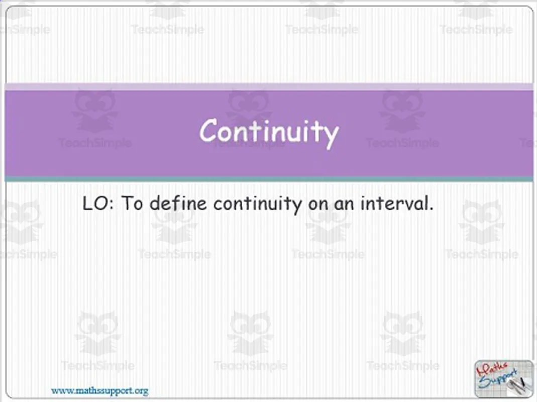 Continuity by Teach Simple