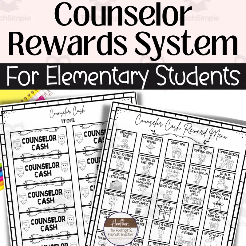 Counselor Cash: Positive Behavior Rewards For School Counselors by ...