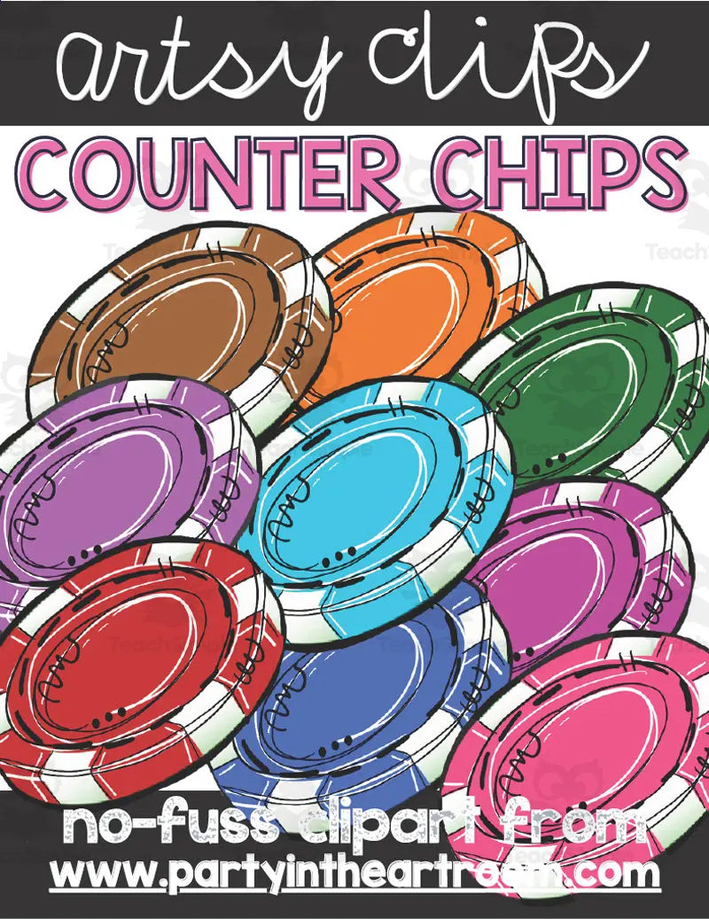 Counter Chips Clipart by Teach Simple