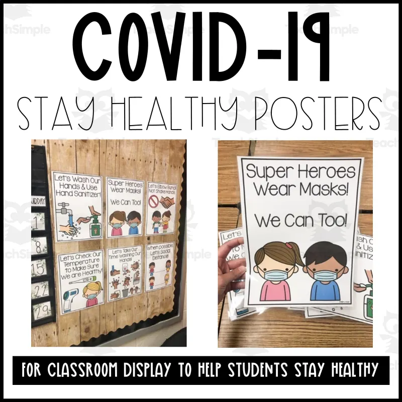 Covid-19 Posters by Teach Simple