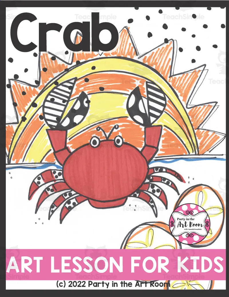 Crab Art Lesson for Kids by Teach Simple