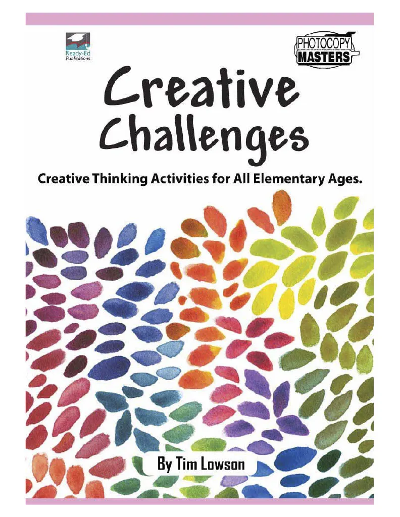 Creative Challenges Activity Book by Teach Simple