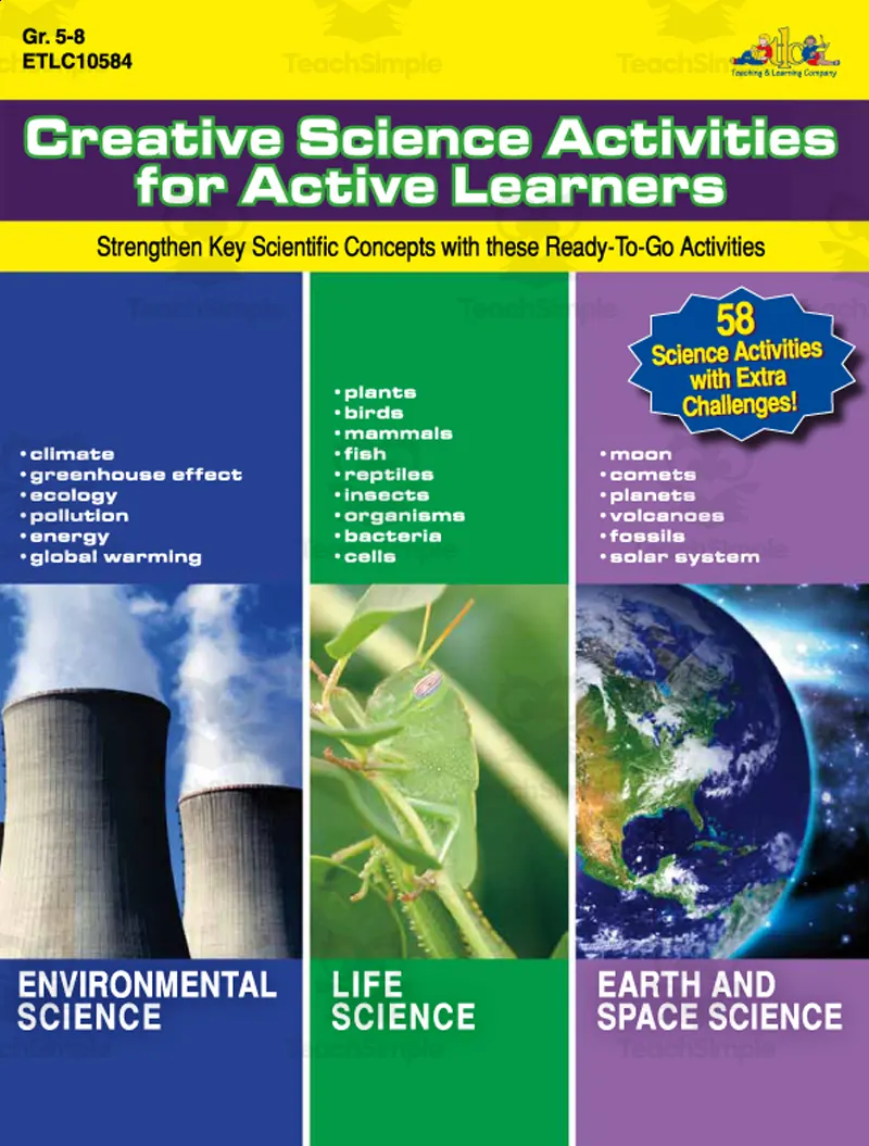 Creative Science Activities for Active Learners by Teach Simple