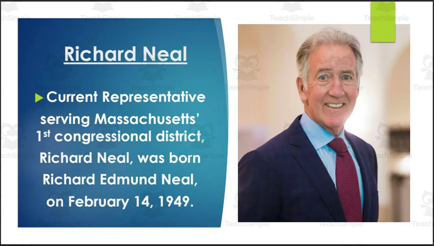 Current U.S. Representatives from Massachusetts (BIO PPT Bundle) by ...