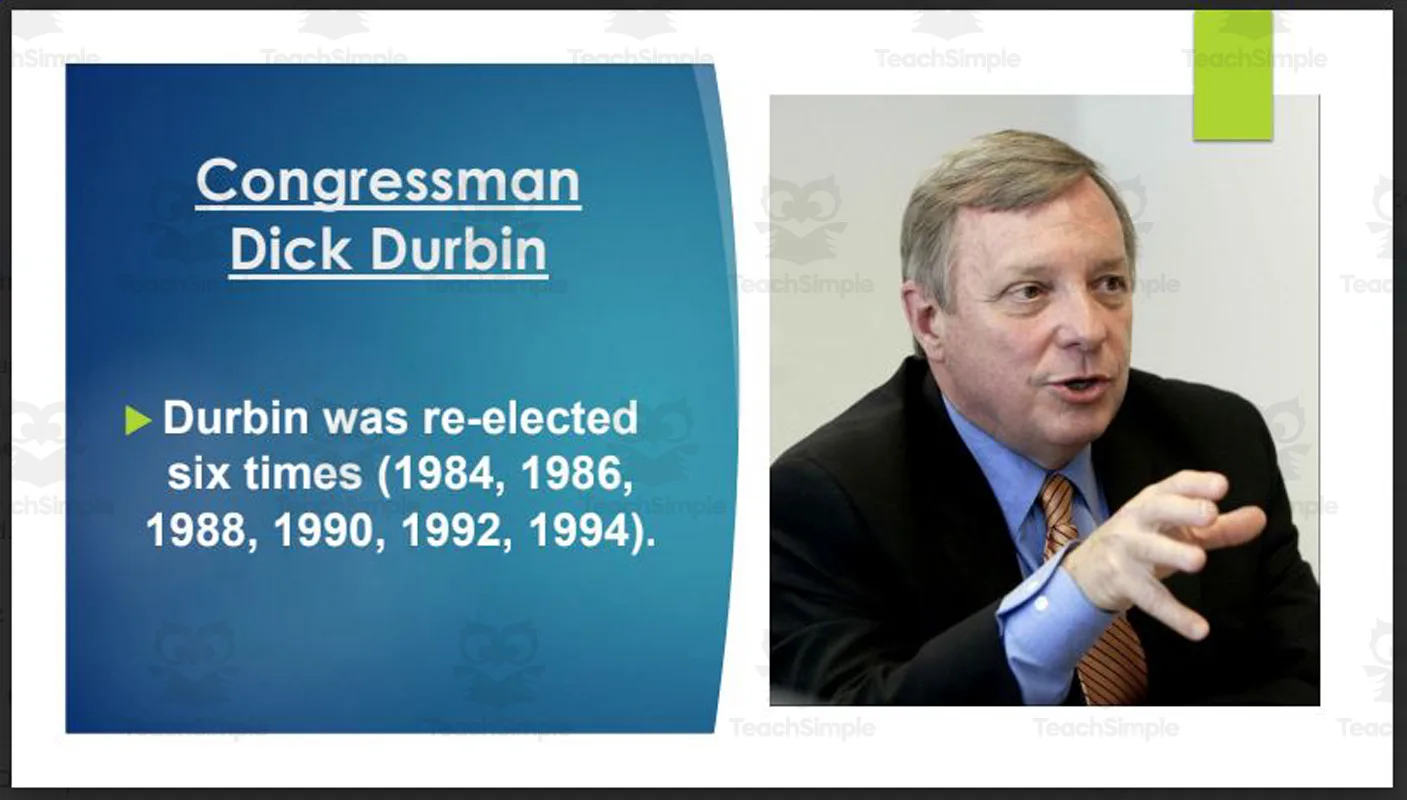 Current U.S. Senators & U.S. Representatives from Illinois (BIO PPT ...