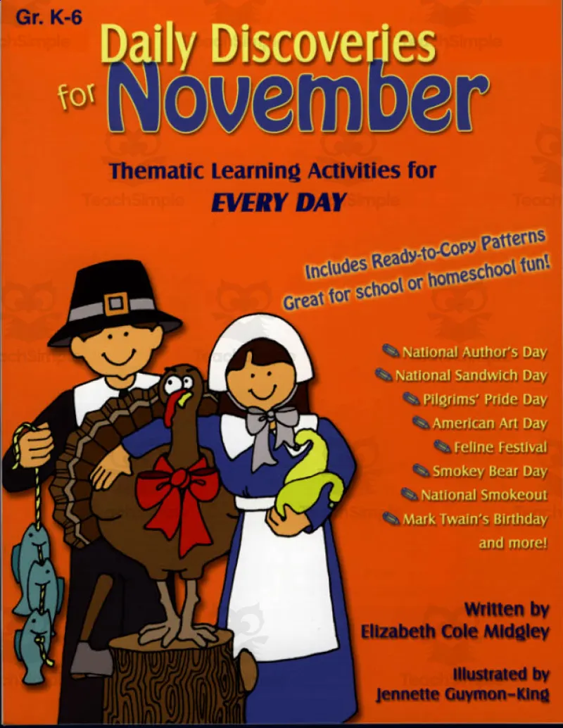 Daily Discoveries for NOVEMBER: Thematic Learning Activities for EVERY ...