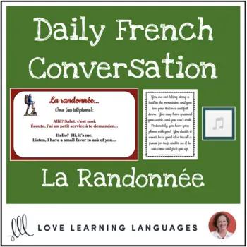 Daily French Conversations - La Randonnée - Intermediate Lesson Plan by ...
