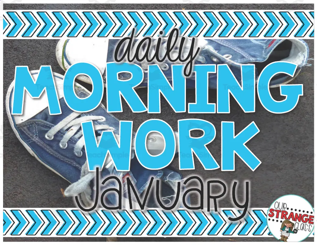 Daily Morning Work for January by Teach Simple