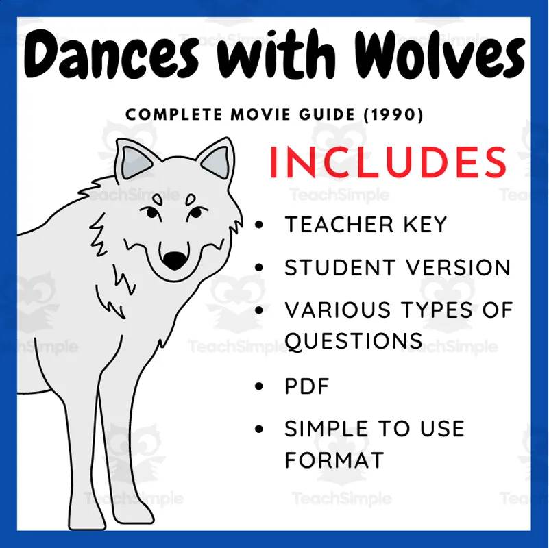 Dances with Wolves (1990): Complete Movie Guide by Teach Simple