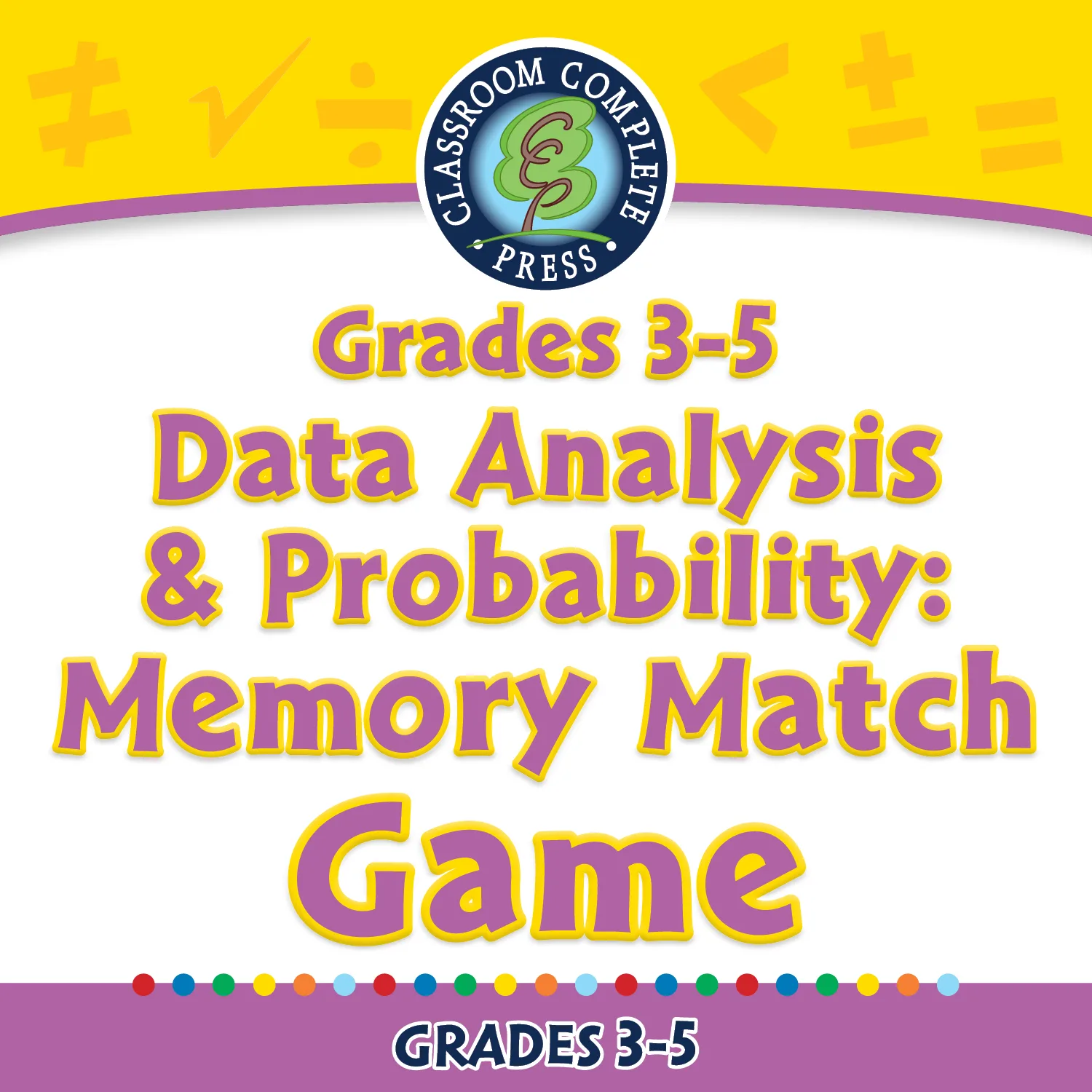Data Analysis & Probability: Memory Match Game for 3rd-5th - PC ...
