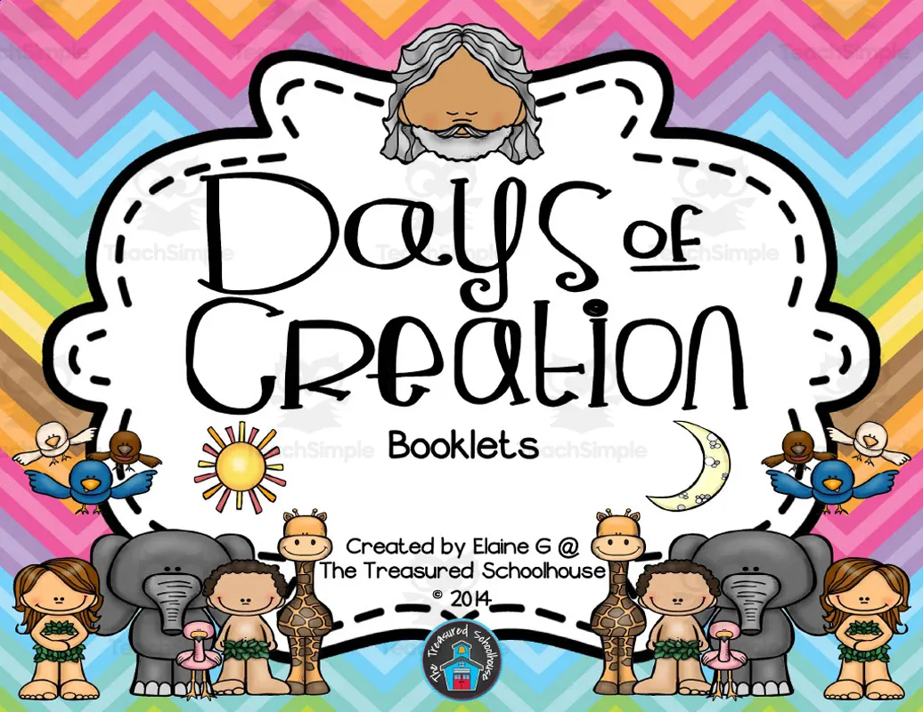 Days of Creation Booklets by Teach Simple