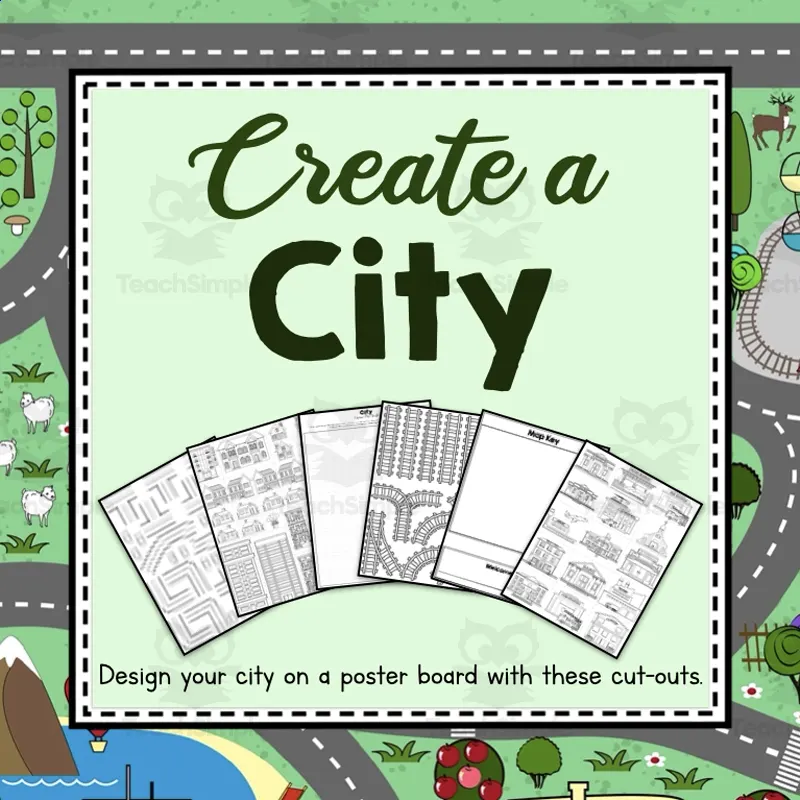 Design a City | Project-Based Learning Activity by Teach Simple
