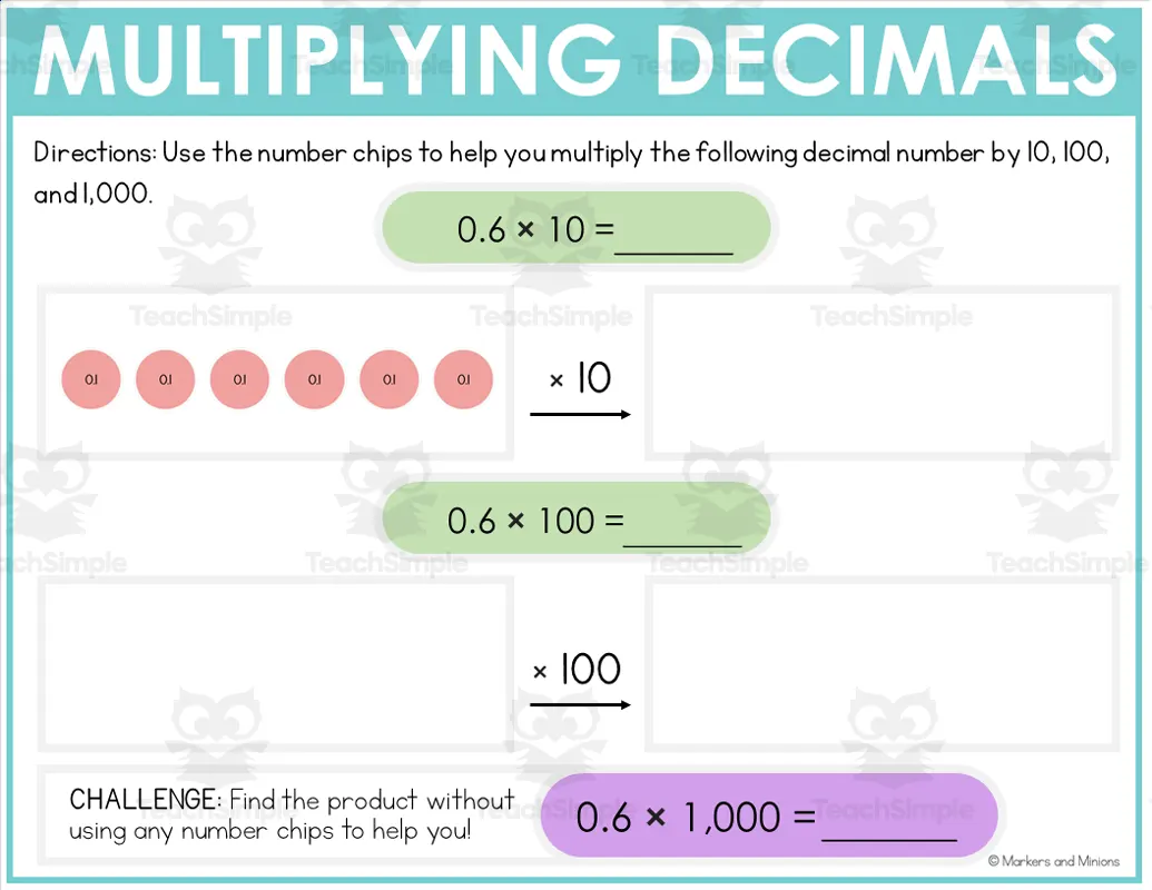 Digital Math for 5.NBT.2 - Understand the Place Value System (Slides ...