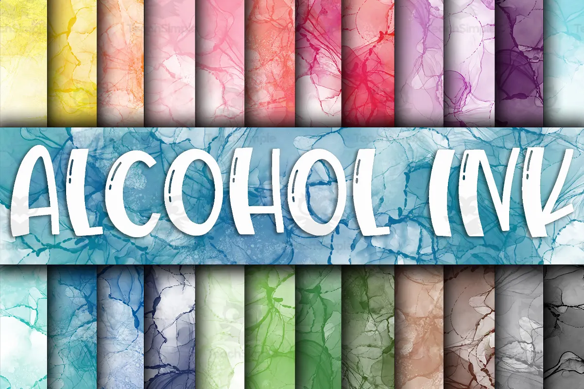 Digital Paper: Alcohol Ink by Teach Simple Digital Paper: Alcohol Ink by Teach Simple