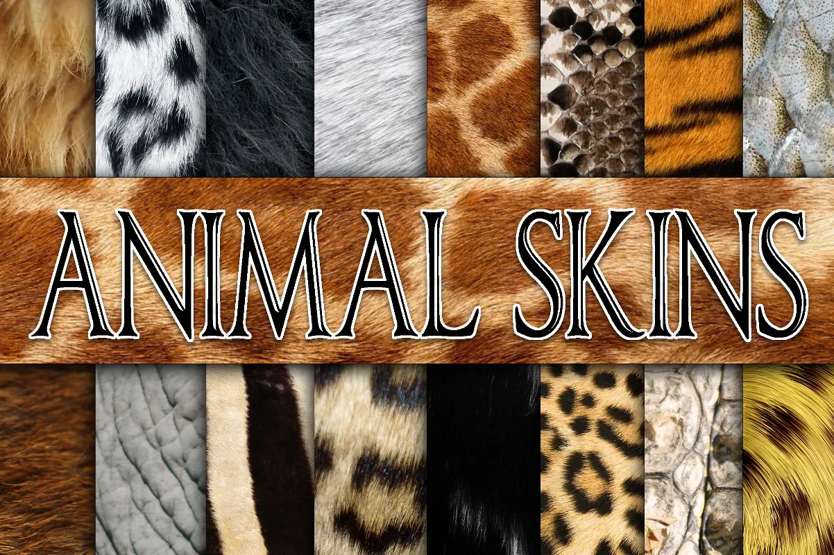 Digital Paper: Animal Skins by Teach Simple