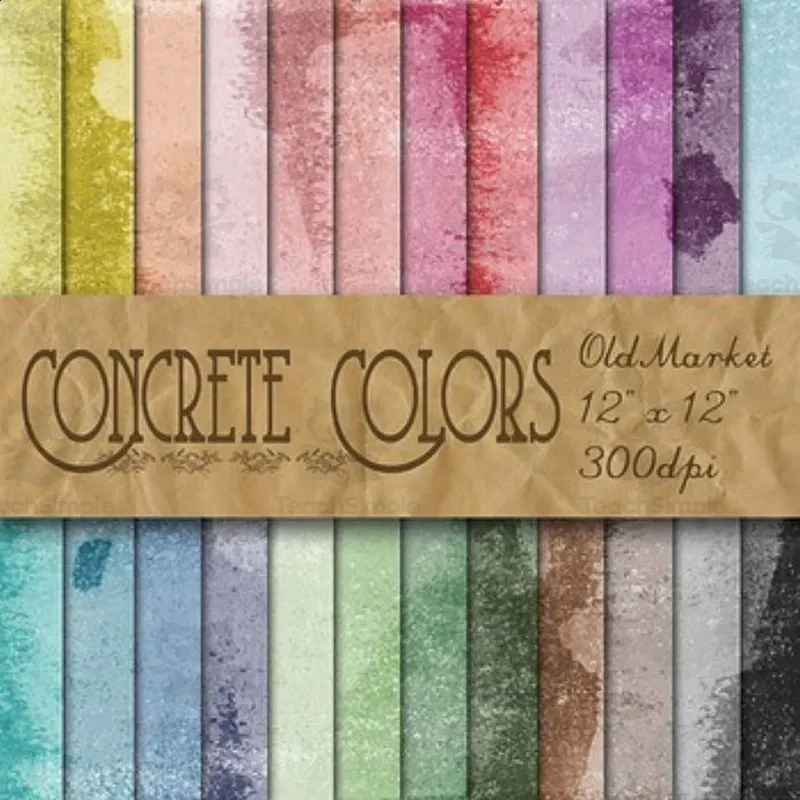 Digital Paper: Concrete Wall by Teach Simple