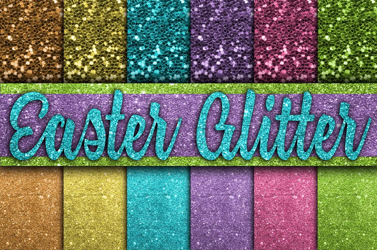 Digital Paper: Easter Glitter by Teach Simple