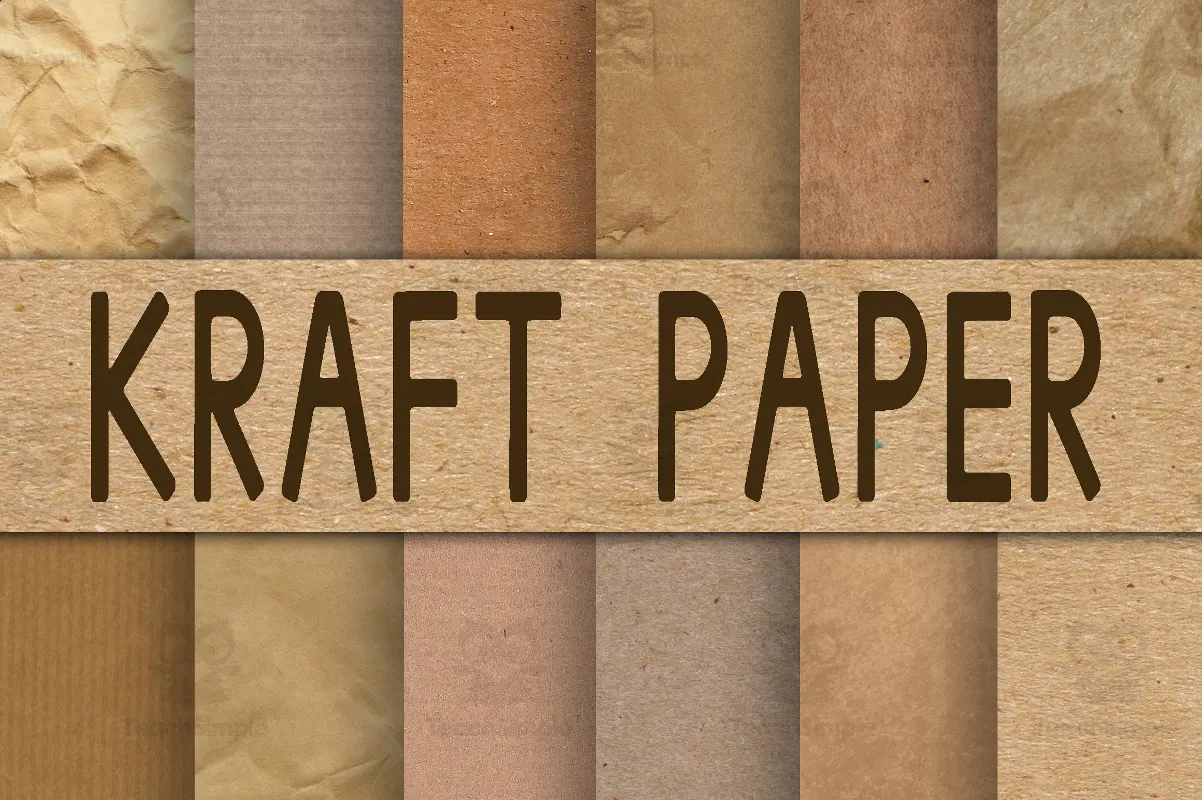 Digital Paper: Kraft Paper by Teach Simple