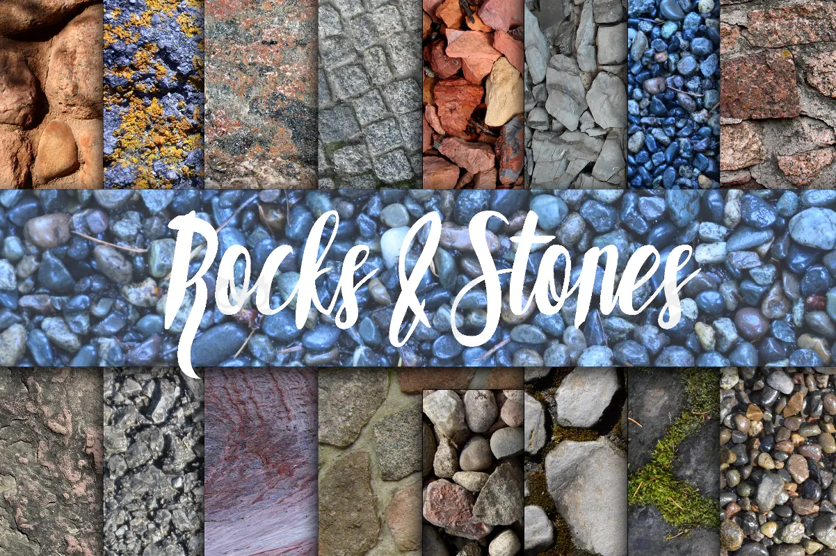 Digital Paper: Rock and Stone Texture by Teach Simple