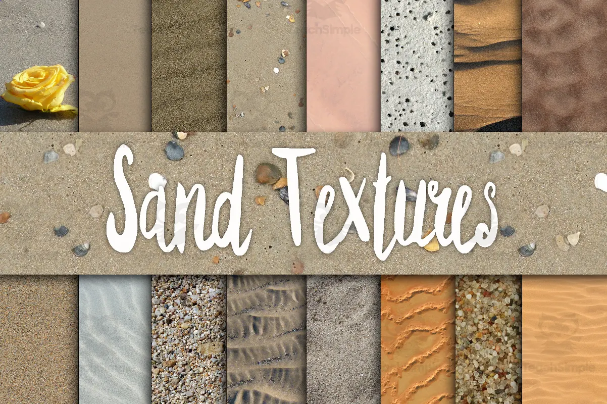 Digital Paper: Sand Textures by Teach Simple