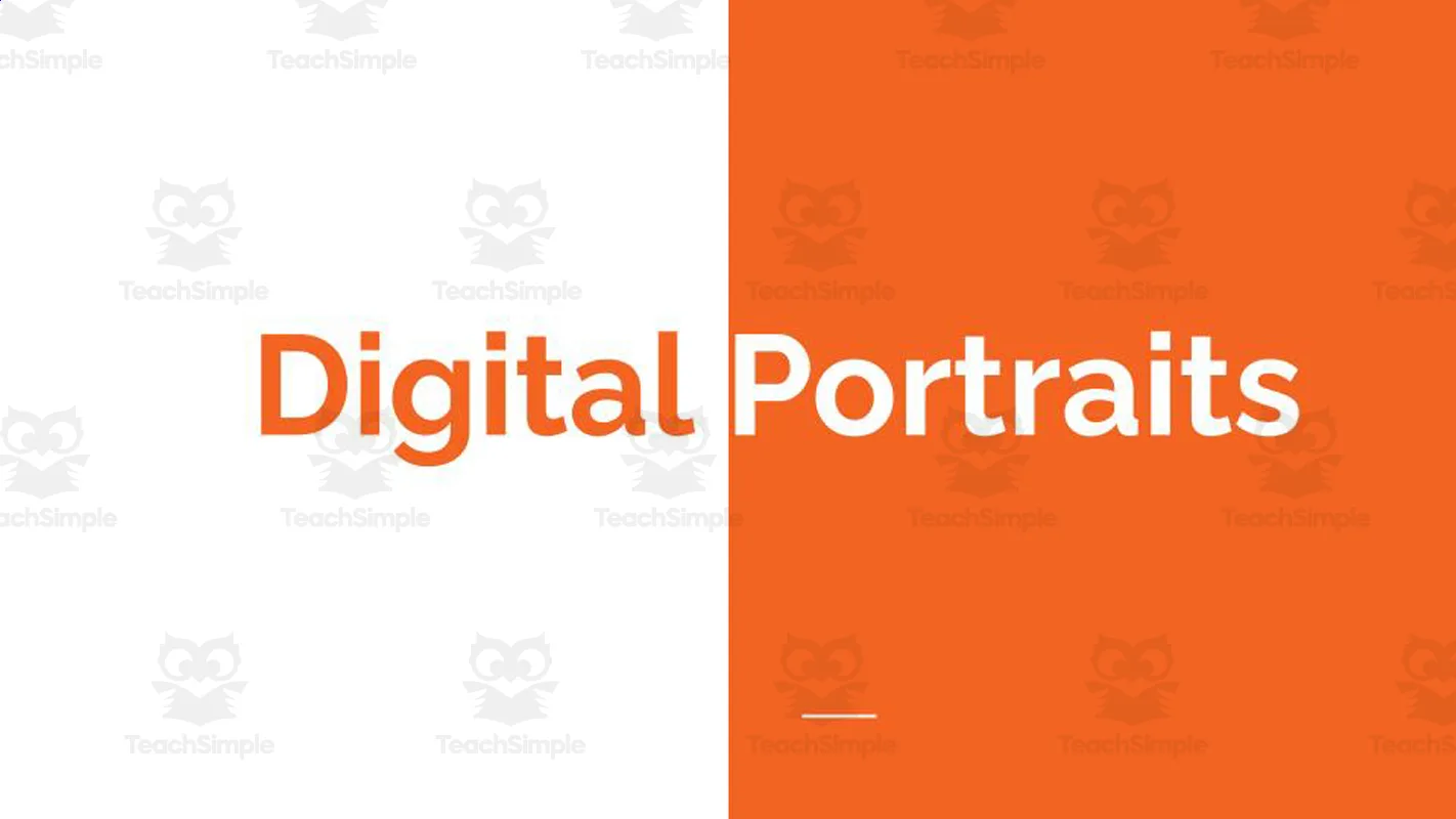 Digital Portraits Lesson by Teach Simple