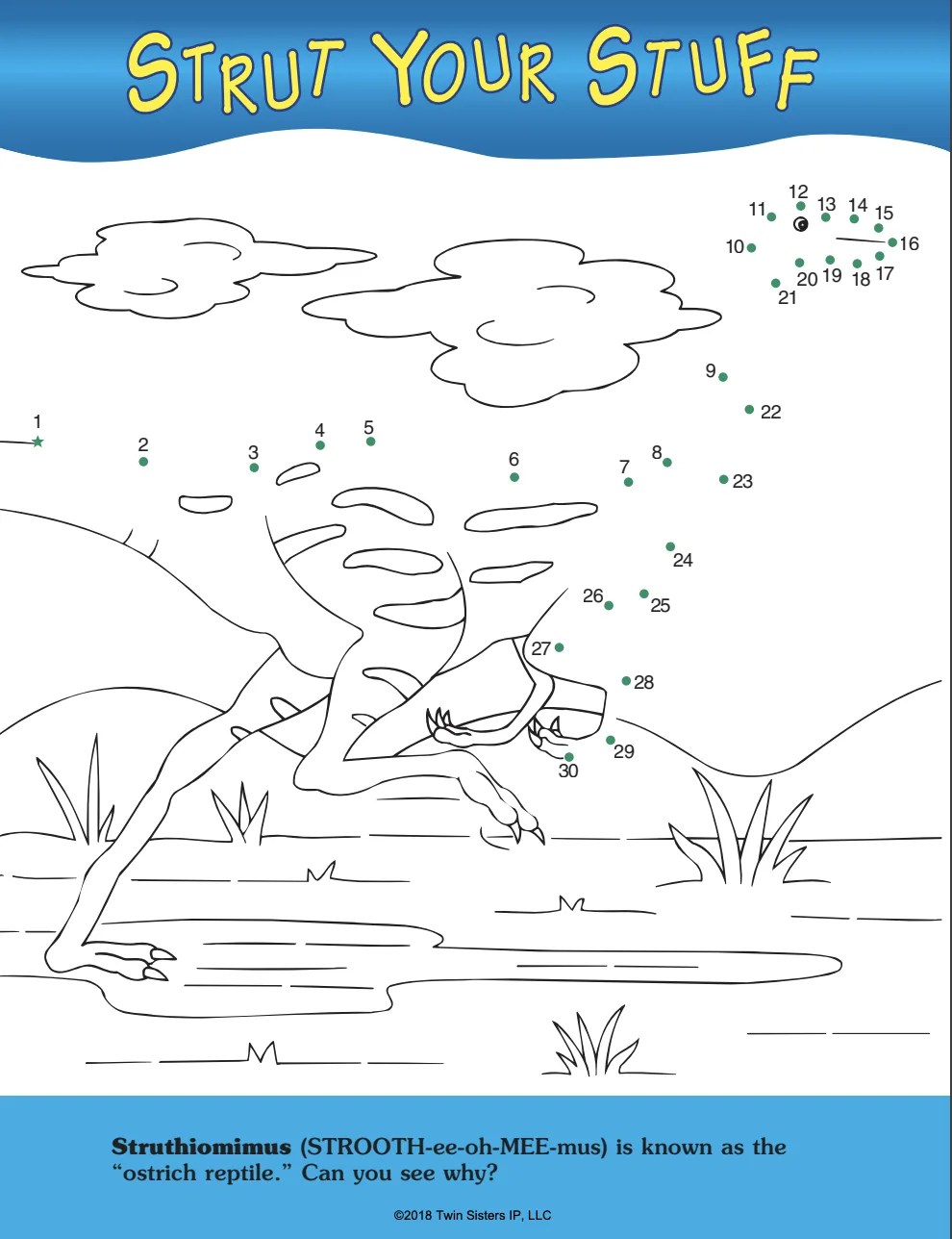 Dinosaur Dot-to-Dots: Volume 2 Activity Book by Teach Simple