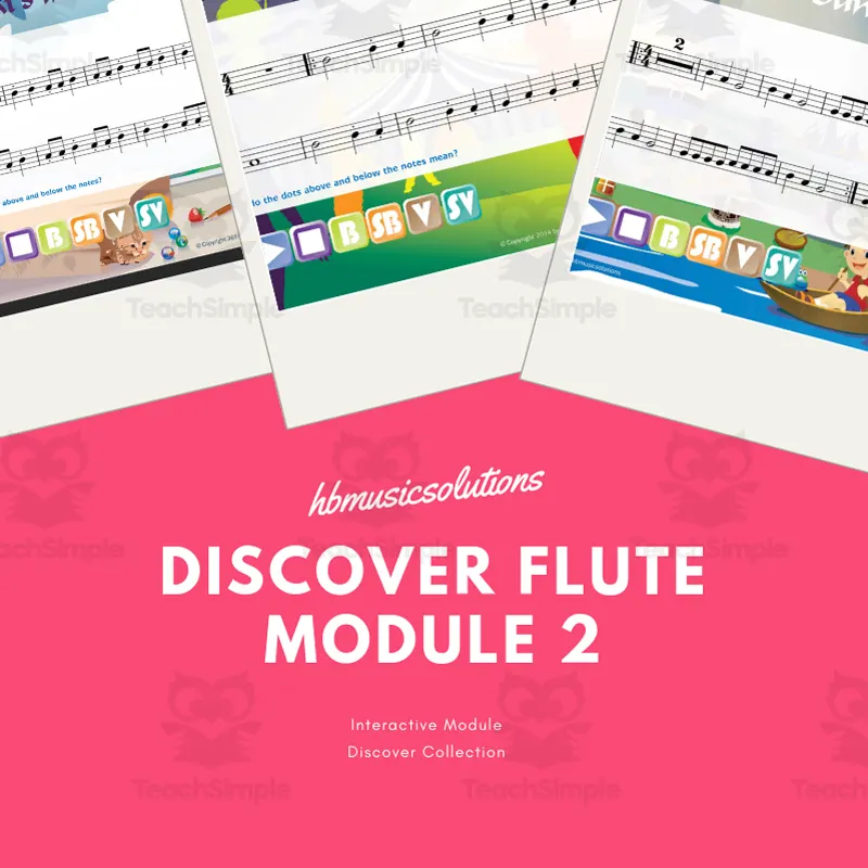 Discover Flute 2 - Interactive Instrumental Music Activity by Teach Simple