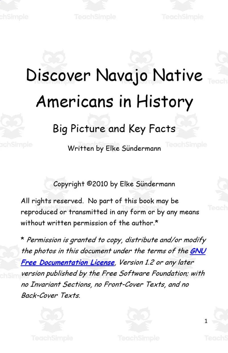 Discover Navajo Native Americans | History eBook w/ Questions by Teach ...