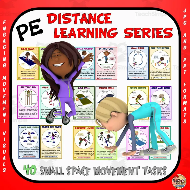 Distance Learning Series: Small Space Movement Tasks by Teach Simple