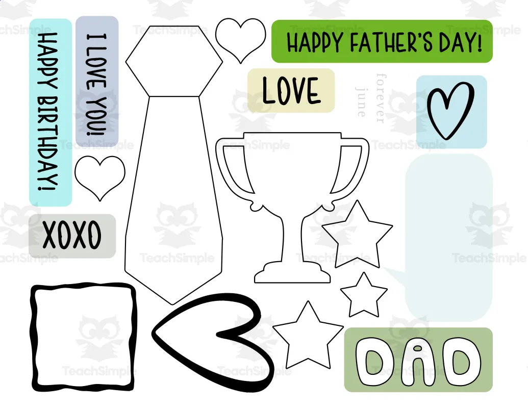 DIY Father's Day Craft/Card by Teach Simple