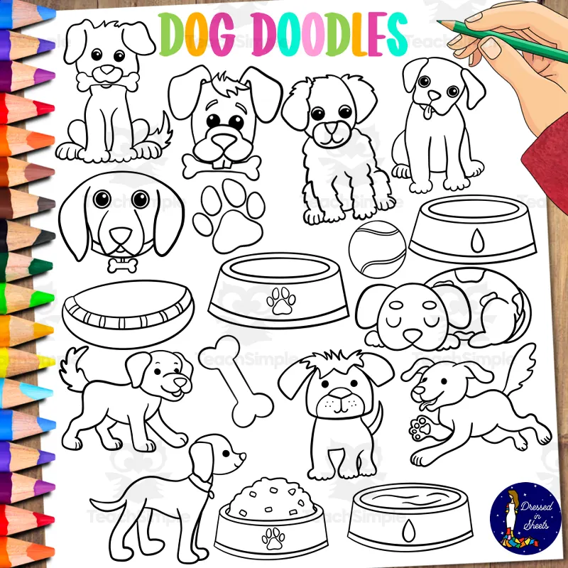 Dog Doodles by Teach Simple