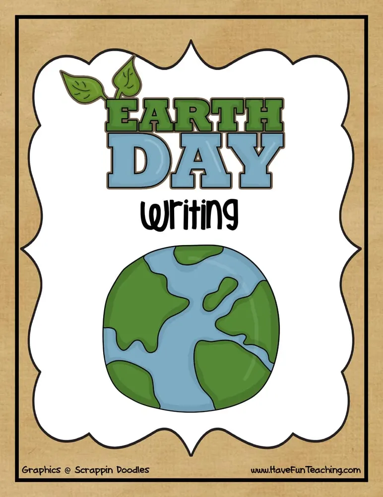 Earth Day Writing Activity by Teach Simple