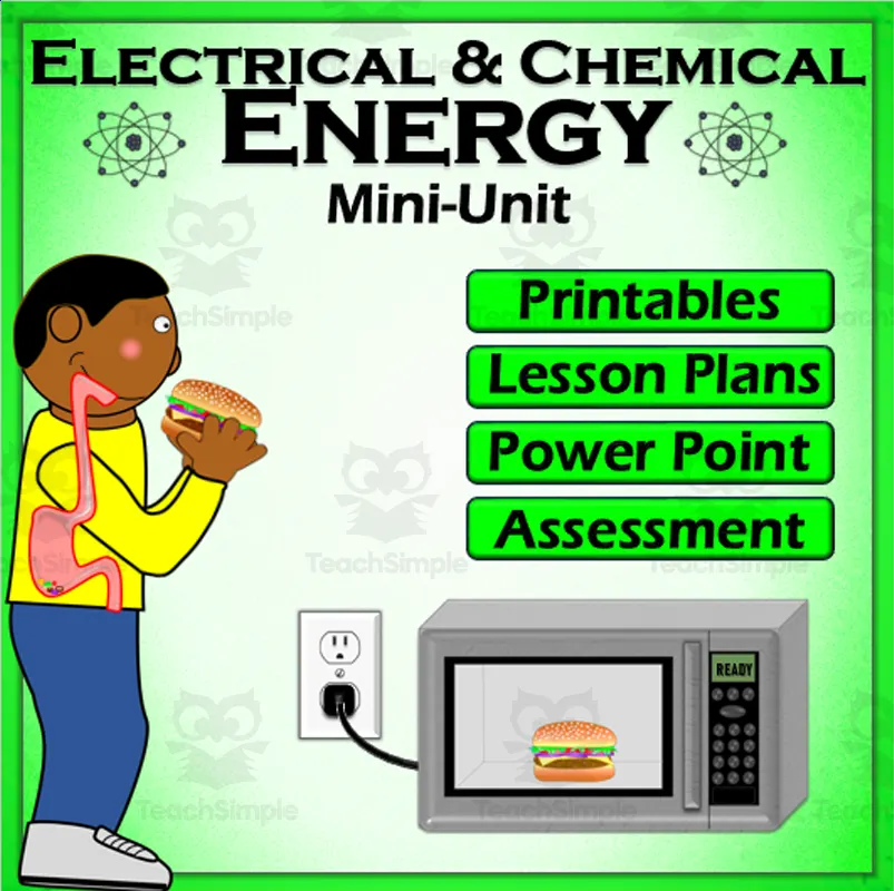 Electrical and Chemical Energy Mini-Unit: PPT, Printables, Lesson Plans ...